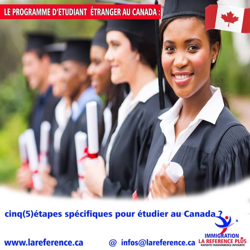 *CINQ(5) ÉTAPES SPÉCIFIQUES POUR ÉTUDIER AU CANADA * – Immigration la ...
